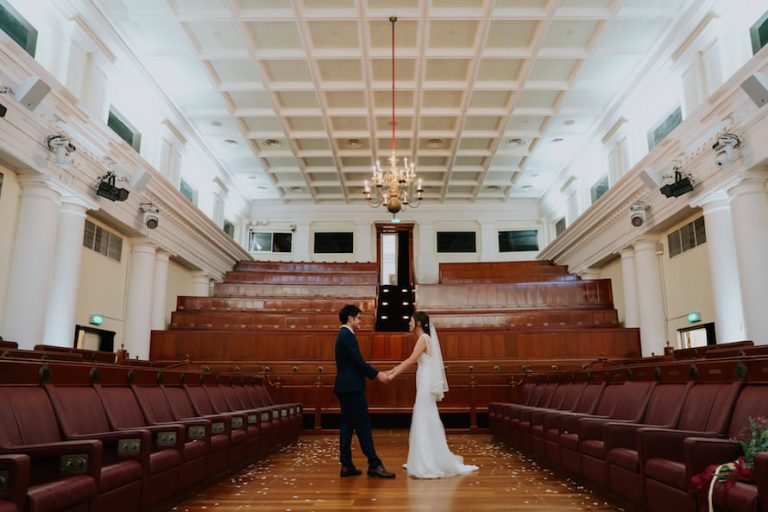 The Arts House Singapore Wedding Photography // Zheng Da + Dione